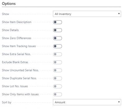 4. Performing a Full Count - Insight Works Knowledge Base