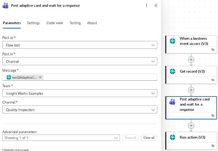 Use Adaptive Cards in Teams and Power Automate with Quality Inspector ...