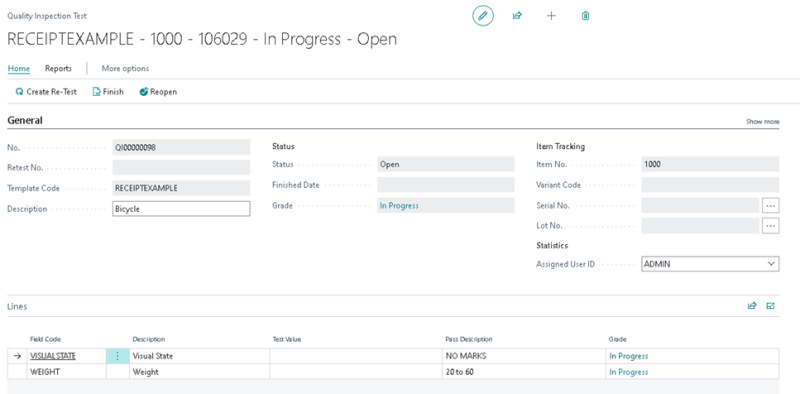 Create Quality Inspections for Receipts - Insight Works Knowledge Base